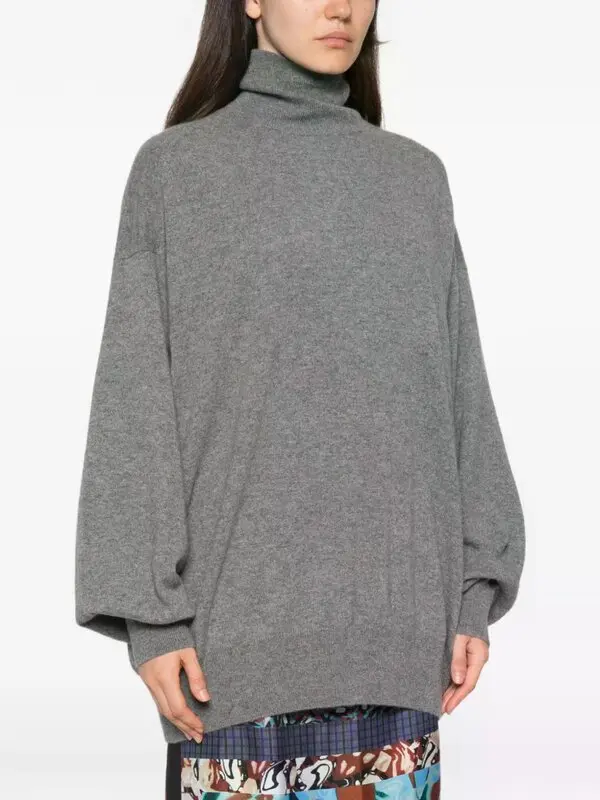 Sofie D'hoore Roll Neck Balloon Sleeve Knit