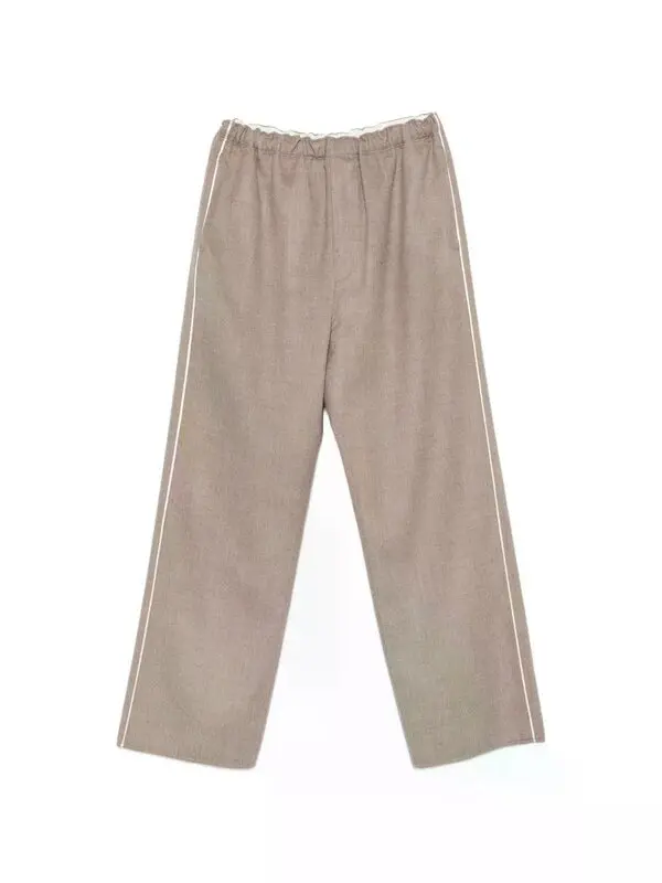 Carven Side-stripe Wide-leg Trousers