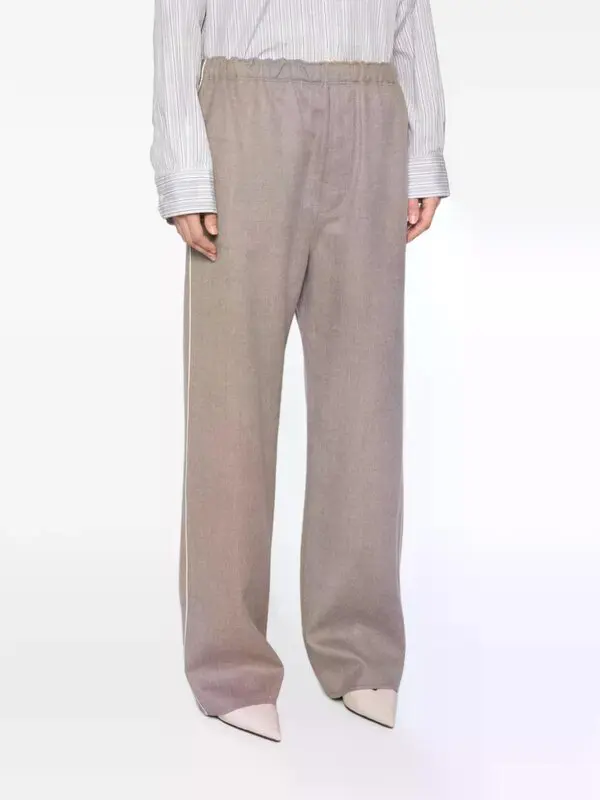 Carven Side-stripe Wide-leg Trousers