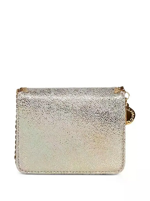 Stella McCartney Falabella Shaggy Deer Wallet - Silver