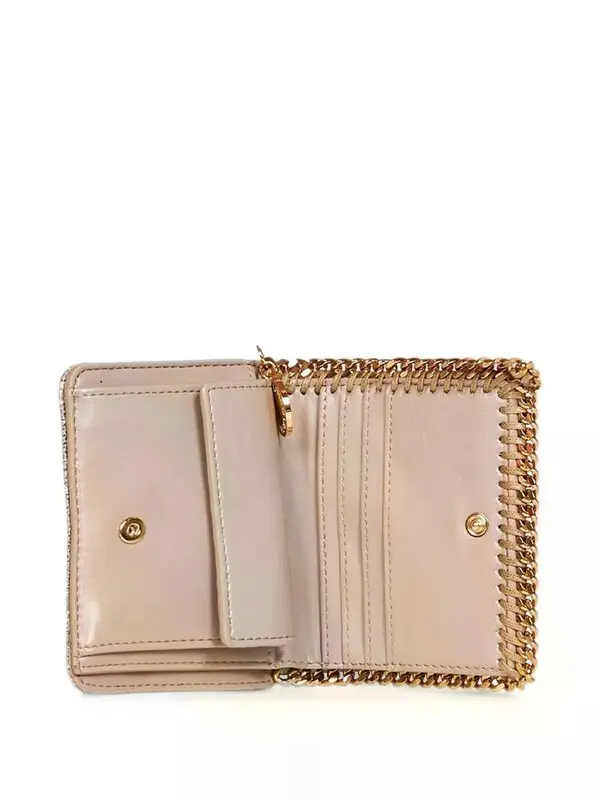 Stella McCartney Falabella Shaggy Deer Wallet - Silver