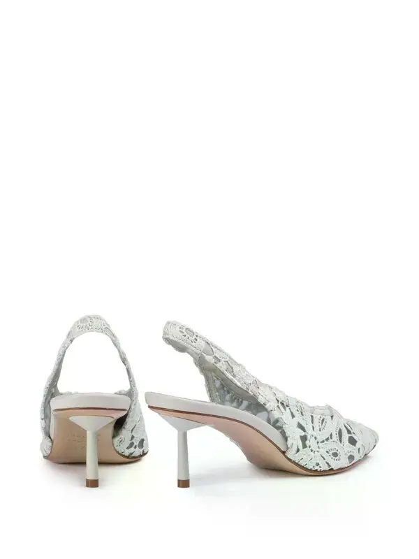 LE SILLA Clivage Lace Slingback Pumps