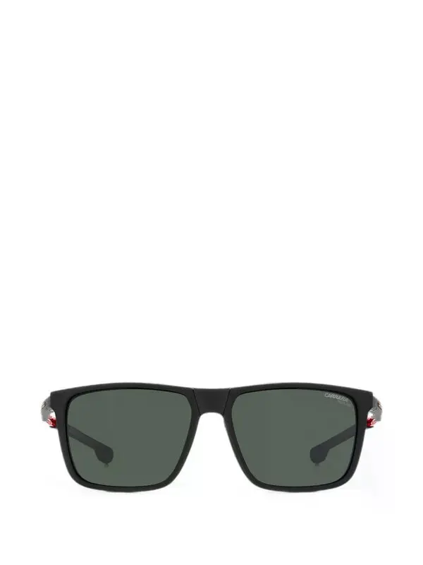 Carrera Eyewear Ca 4020/cs Rectangle-frame Clip-on Sunglasses - Black