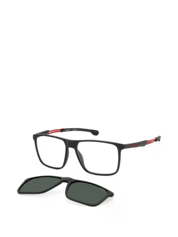 Carrera Eyewear Ca 4020/cs Rectangle-frame Clip-on Sunglasses