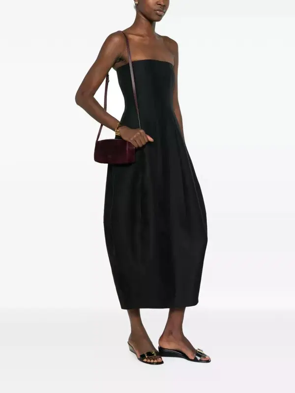 Khaite Stela Strapless Maxi Dress