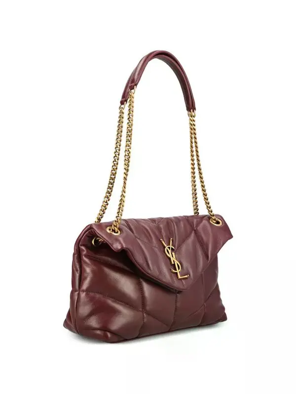 Saint Laurent Puffer Matelassé Shoulder Bag