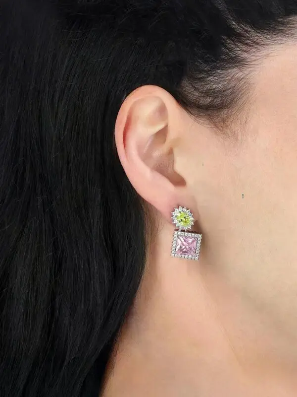 MAISON MARGIELA Crystal-embellished Drop Earrings