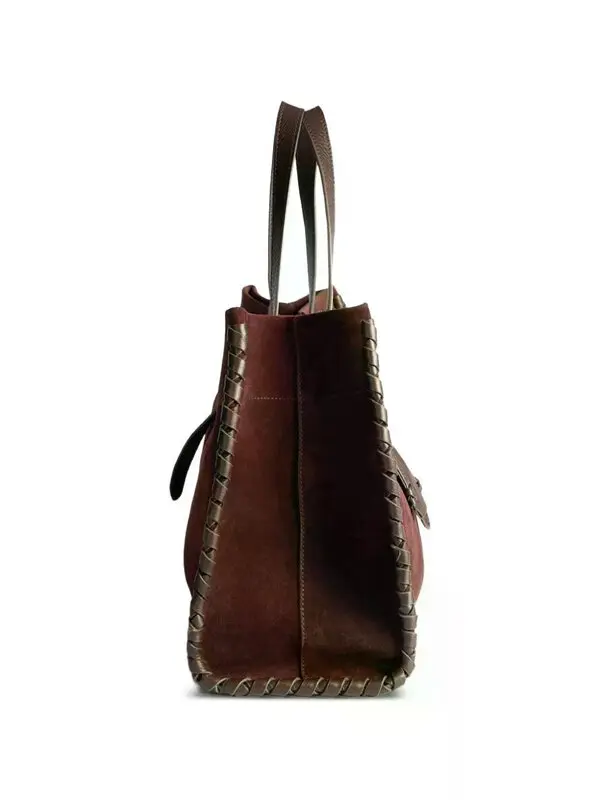 ANYA HINDMARCH Mortimer Whipstitch-trim Tote Bag - Brown