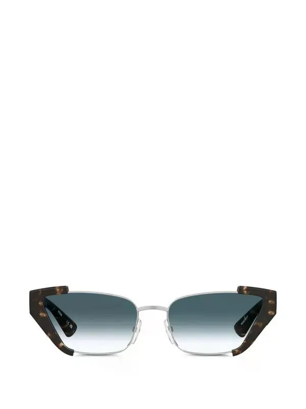 Moschino Cat Eye Frame Sunglasses With Tortoiseshell Effect - Brown