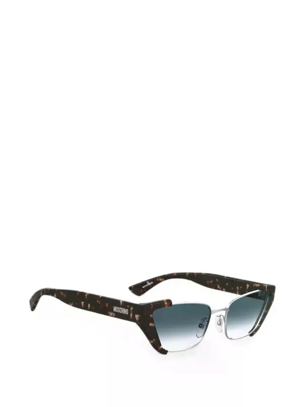 Moschino Cat Eye Frame Sunglasses With Tortoiseshell Effect