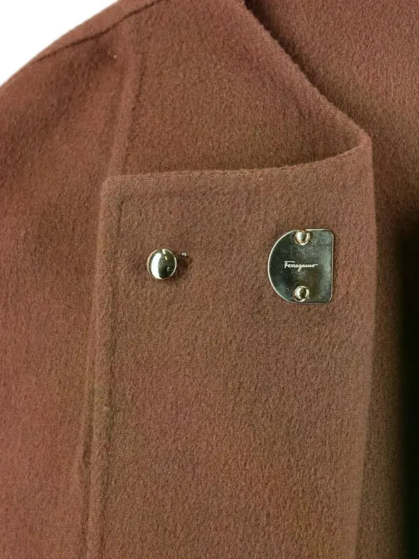 FERRAGAMO Gancini Key Cape Coat