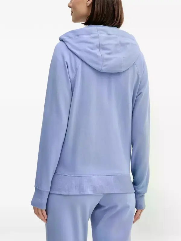 Dkny Logo Drawstring Hooded Top