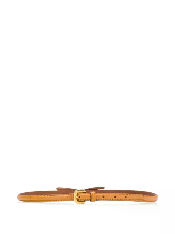 Prada Bow-detail Buckle Belt - Brown