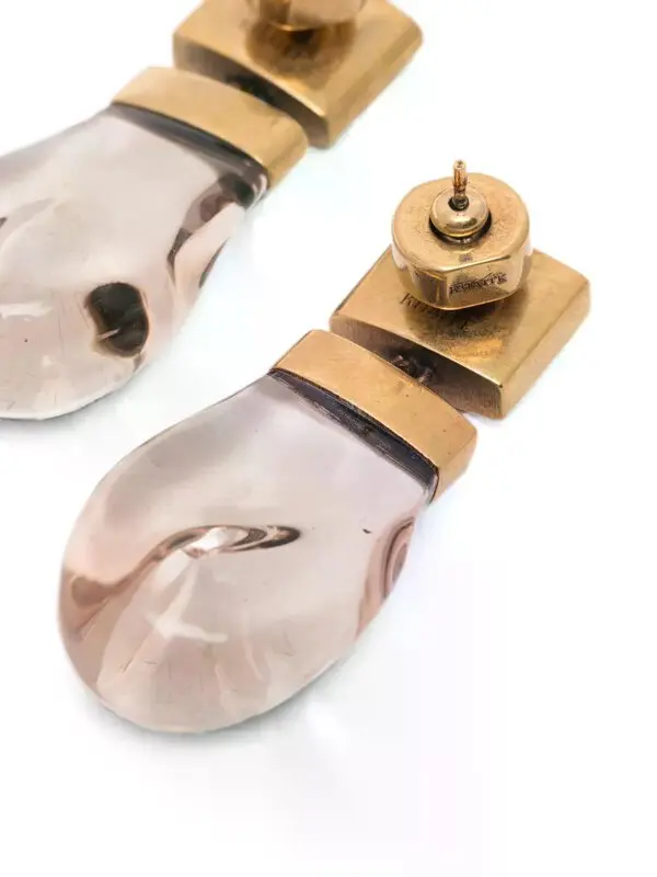 Khaite Keefe Resin Drop Earrings