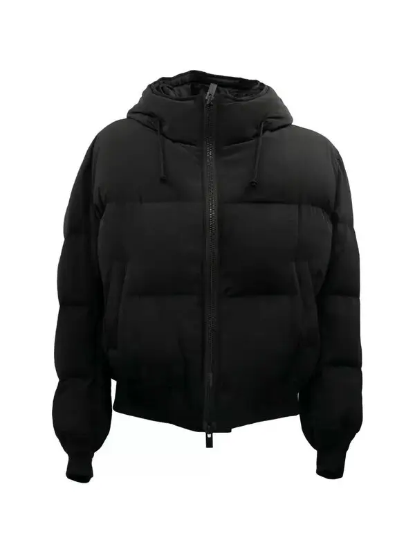 Yohji Yamamoto Quilted Hooded Jacket