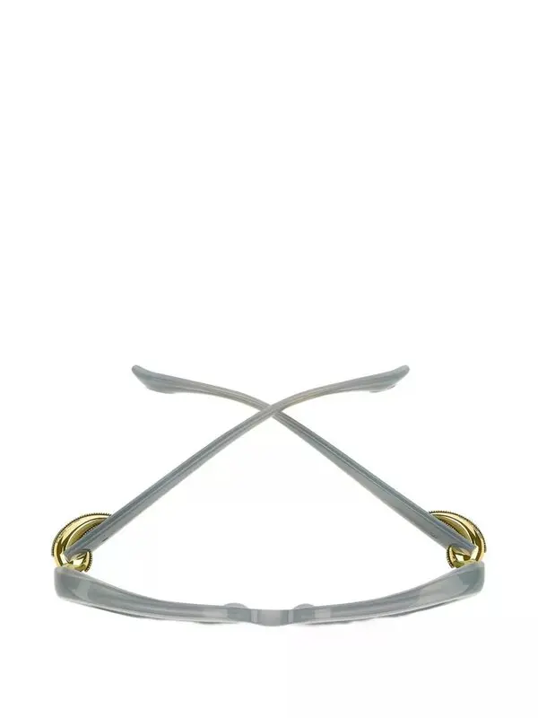 Etro Rectangle Frame Sunglasses With Gold-tone Logo Detail