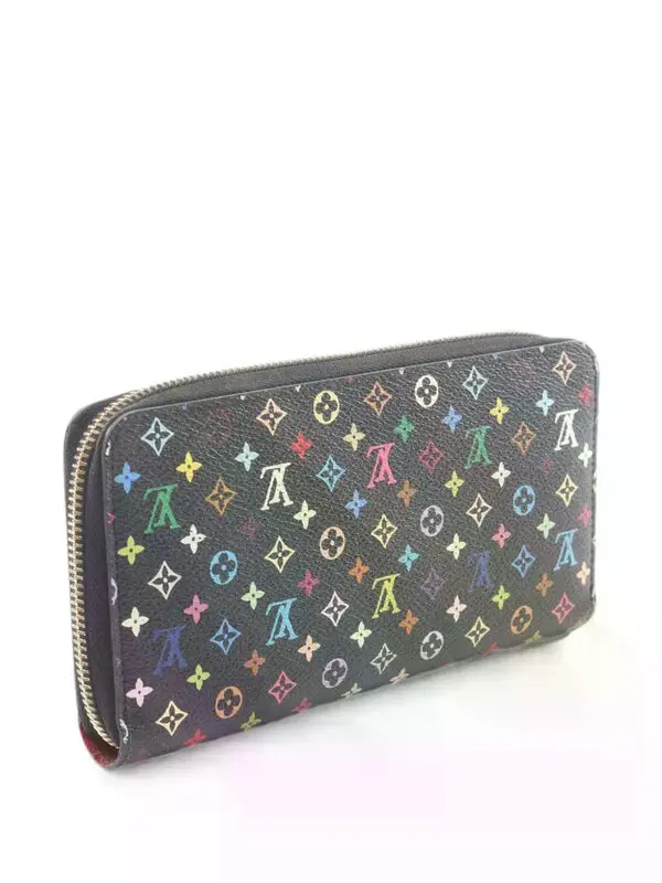 LOUIS VUITTON 2012 Monogram Multicolore Zippy Wallet - Black