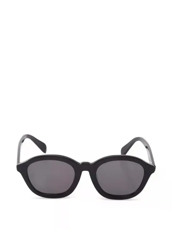 Celine 2010s Geometric Frame Sunglasses - Black
