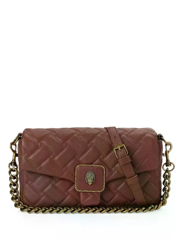 Kurt Geiger Pimplico Quilted Eagle-plaque Shoulder Bag - Brown