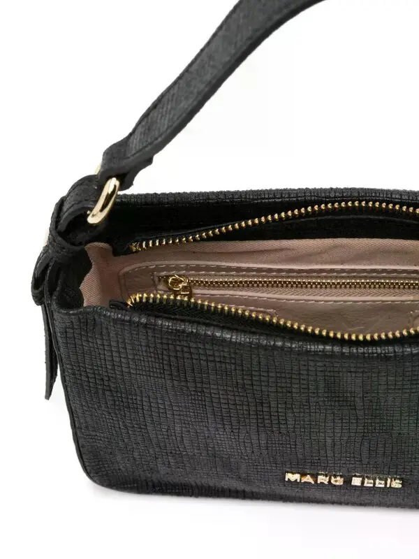 MARC ELLIS Cleo Textured Shoulder Bag - Black