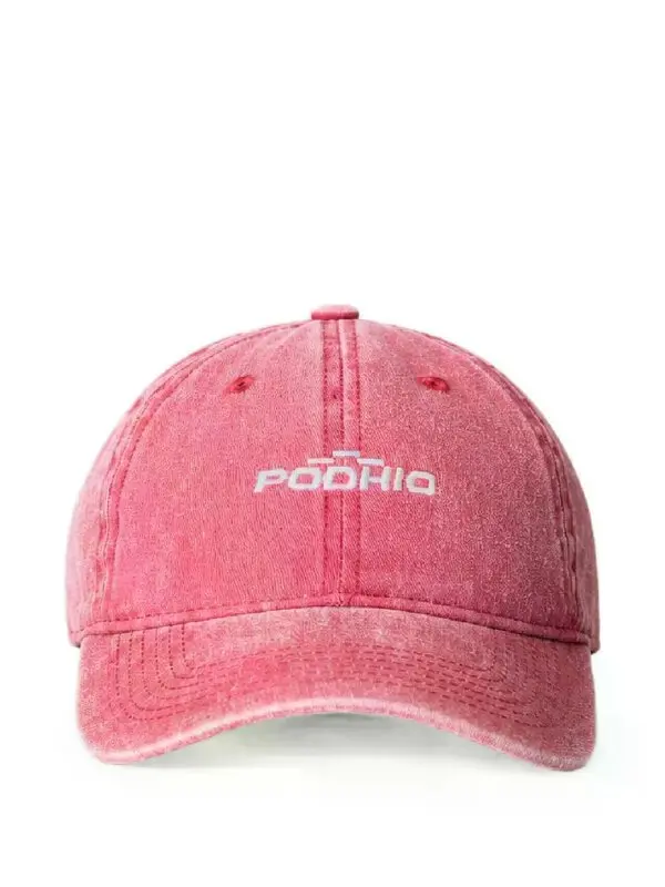 PODHIO Logo-embroidered Washed Baseball Cap