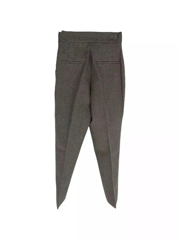 Philosophy Di Lorenzo Serafini Houndstooth Pleated Trousers - Black