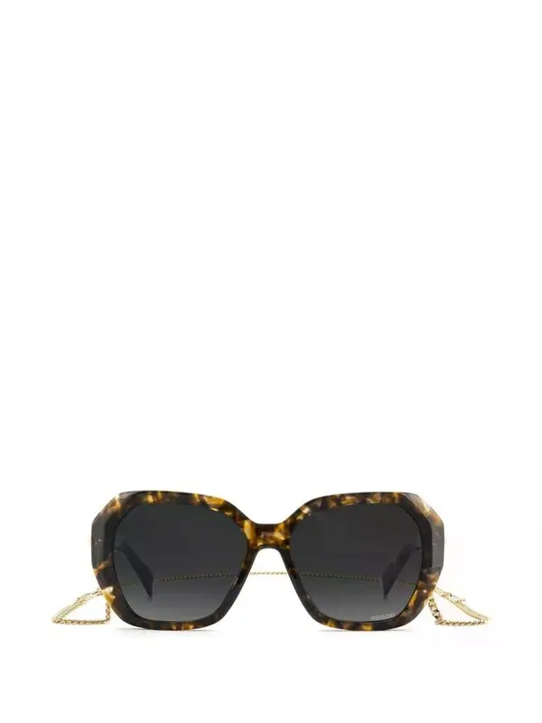 Missoni Tortoiseshell Effect Square Frame Sunglasses - Brown