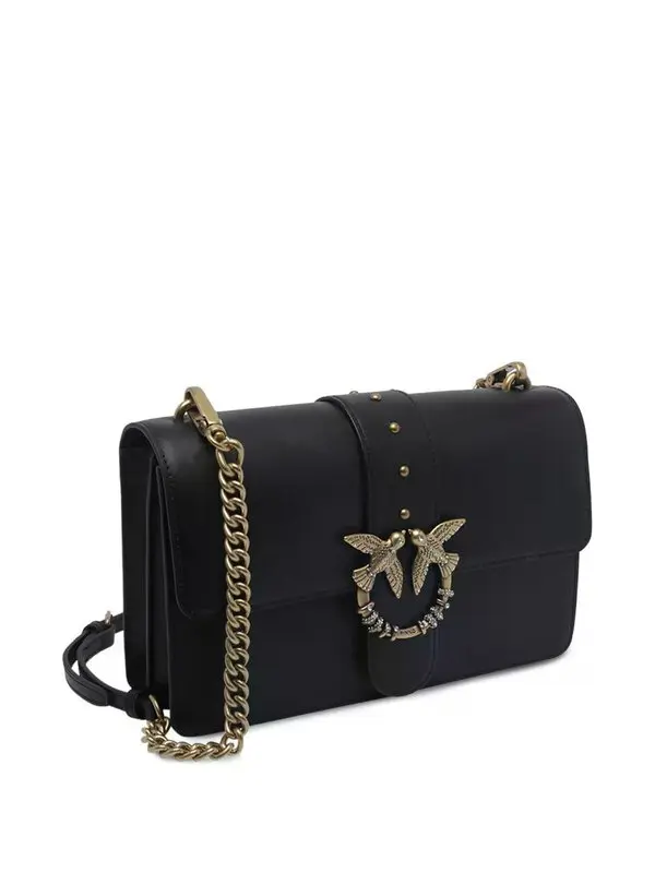 Pinko Love One Leather Shoulder Bag