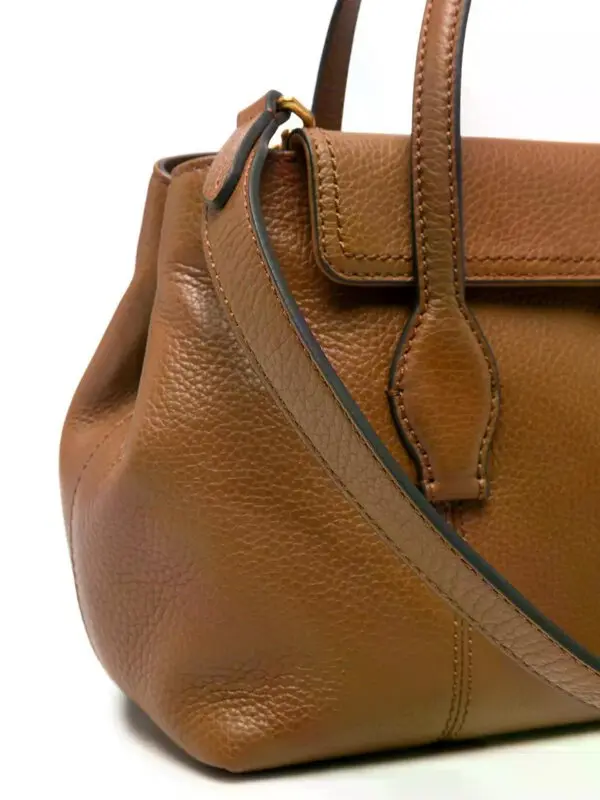 GIANNI CHIARINI Vicky Leather Tote Bag - Brown