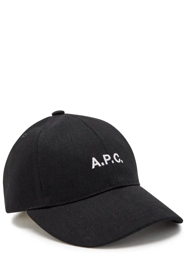 A.p.c. Casquette Charlie Logo-embroidered Canvas Cap
