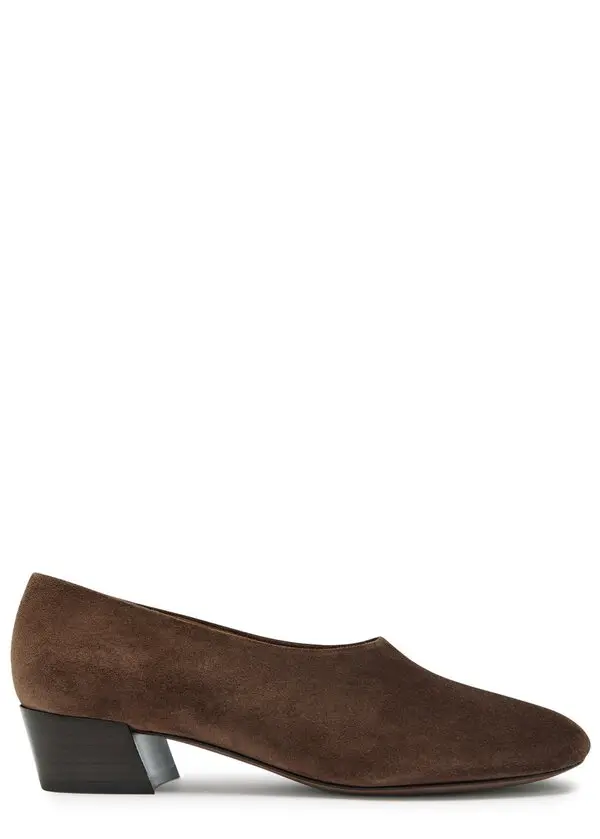 Khaite Marcy 30 Suede Pumps