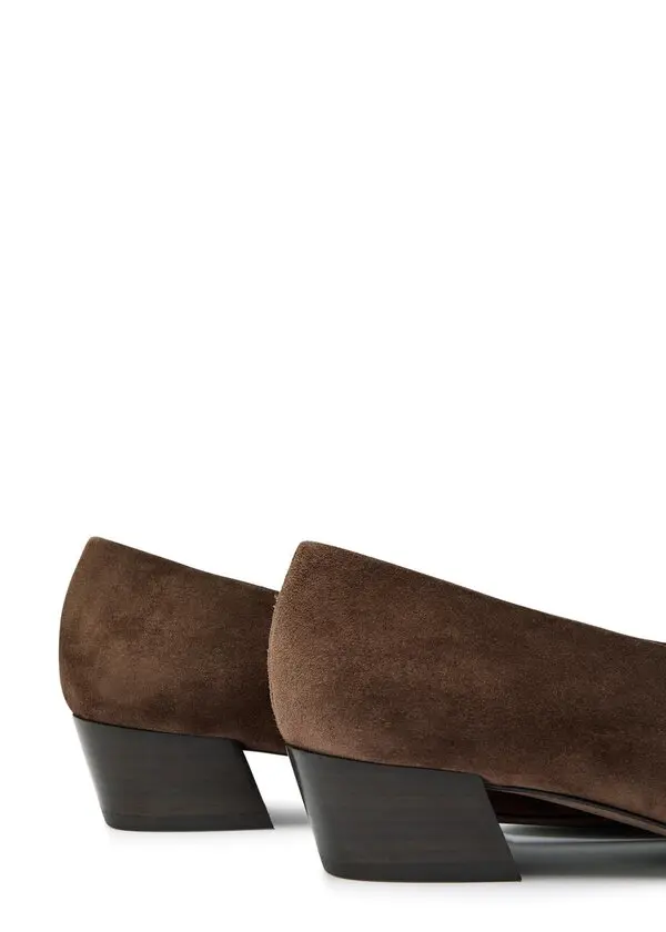 Khaite Marcy 30 Suede Pumps