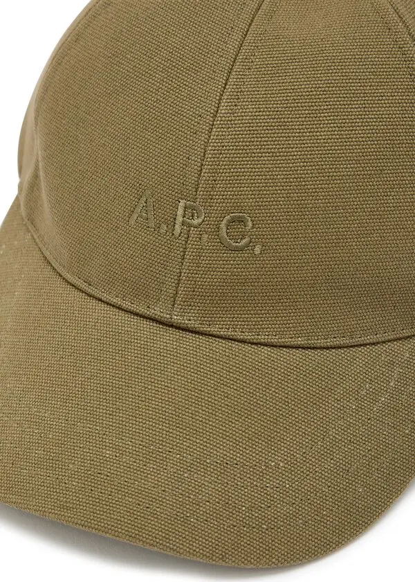 A.p.c. Casquette Charlie Logo-embroidered Canvas Cap