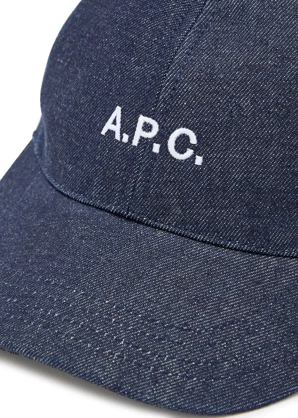 A.p.c. Casquette Charlie Logo-embroidered Canvas Cap