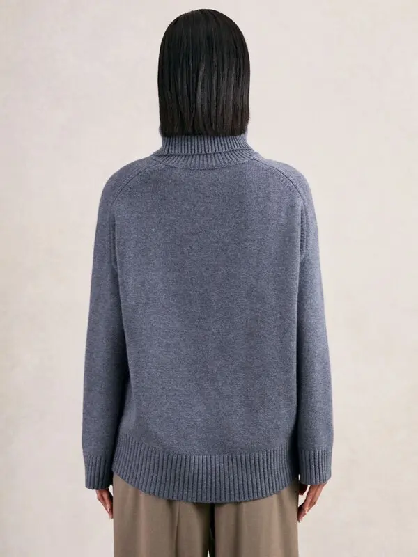 REISS Wool-cashmere Roll-neck Jumper