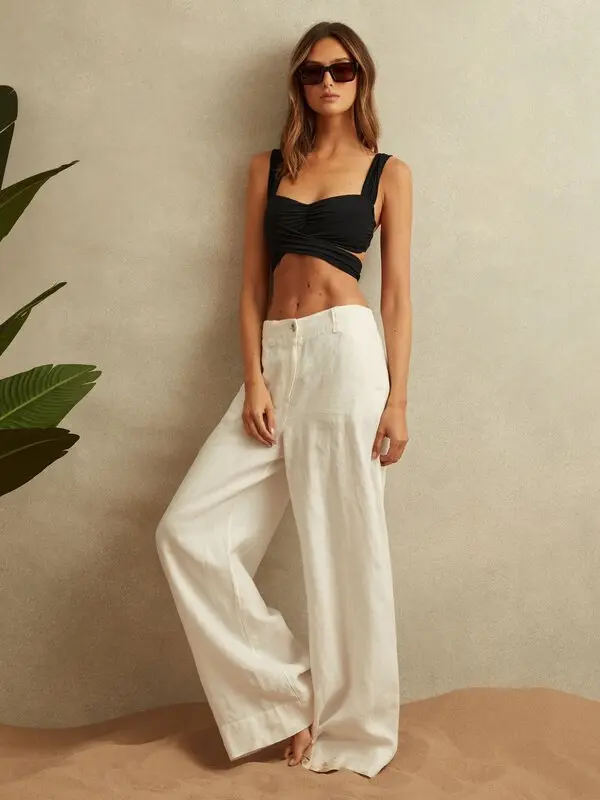 REISS Wrap Design Bikini Top