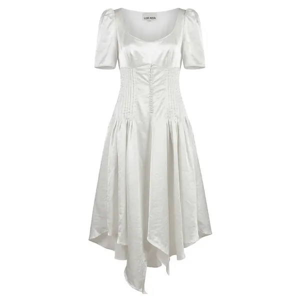 LOR REIN Rina Dress - White