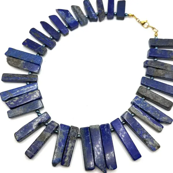 ACHALA HANDCRAFTED Lapis Lazuli Statet Necklace
