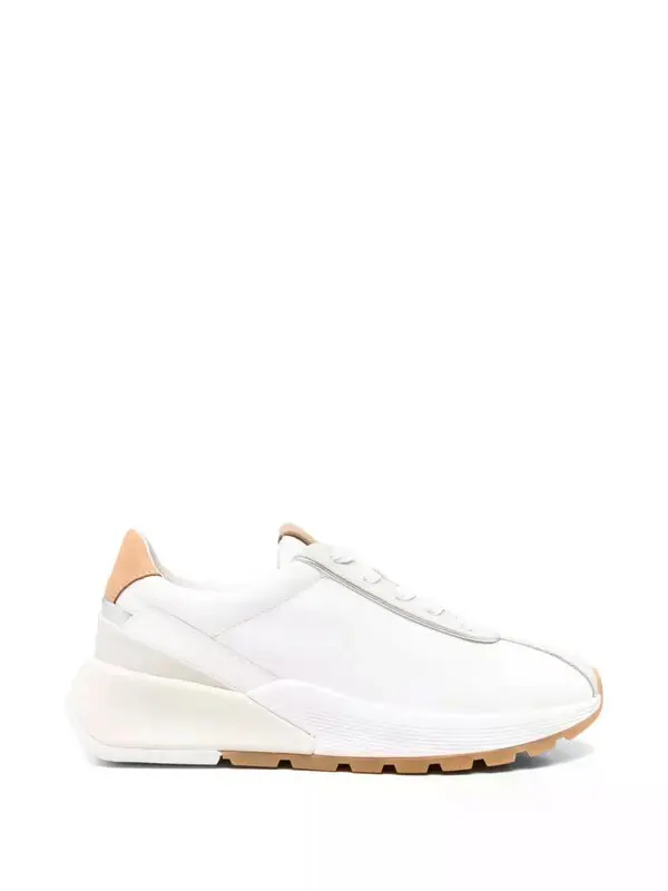 Geox Metropoli Panelled Sneakers - White