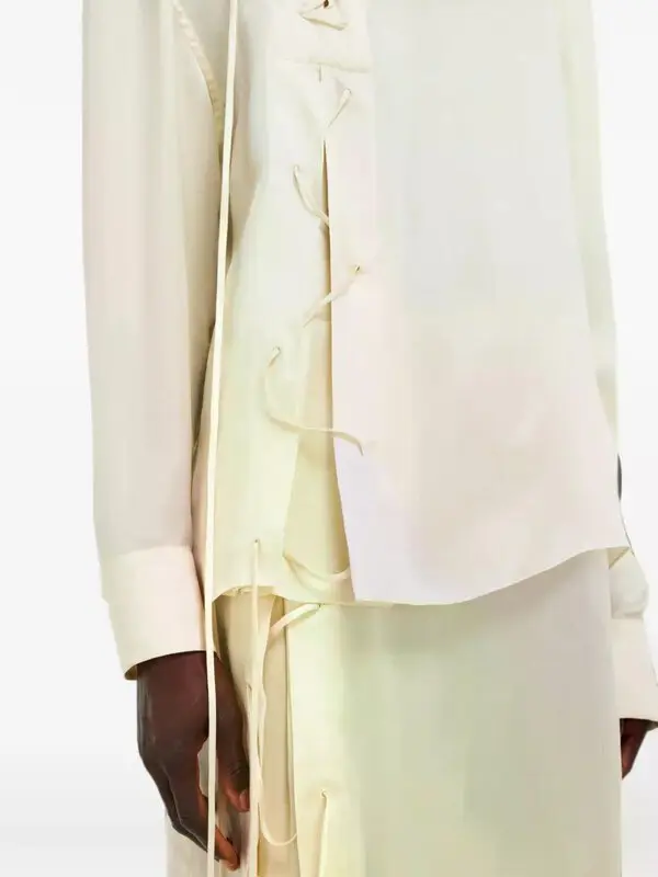 FERRAGAMO String Tie Detail Blouse