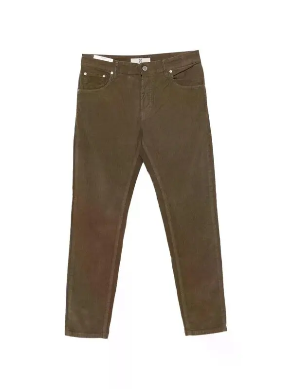 PT TORINO Corduroy Effect Trousers - Brown