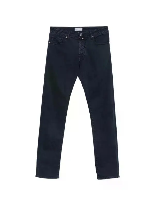 Jacob Cohen Logo-patch Five-pocket Trousers
