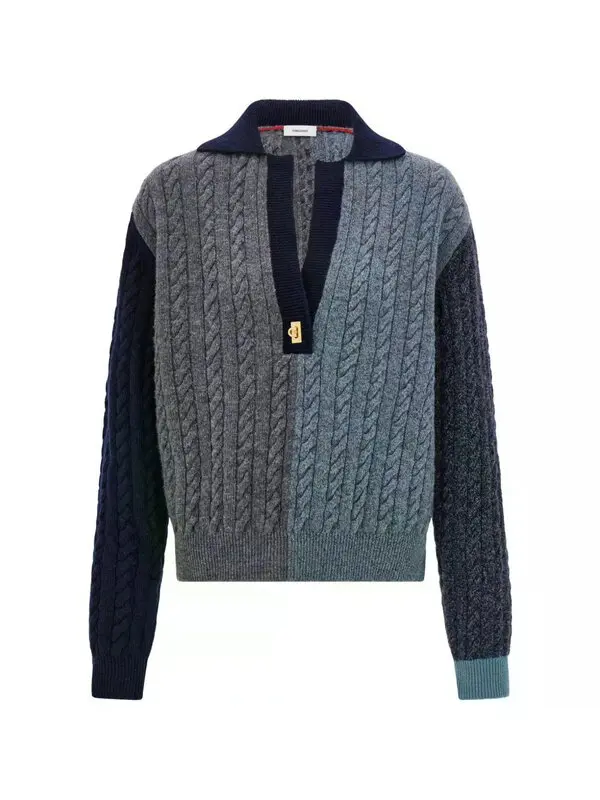 FERRAGAMO Gancio-detail Cable Knit