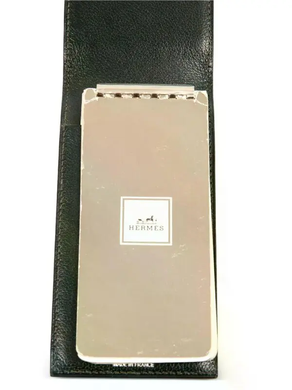 Hermès 2000s Lizard-effect Leather Note Case