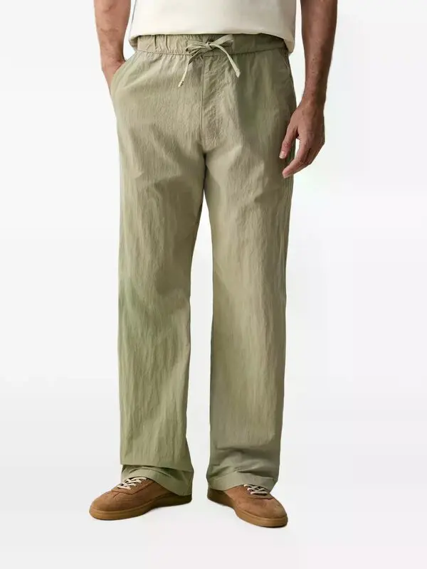 Michael Kors Drawstring-waistband Straight-leg Trousers