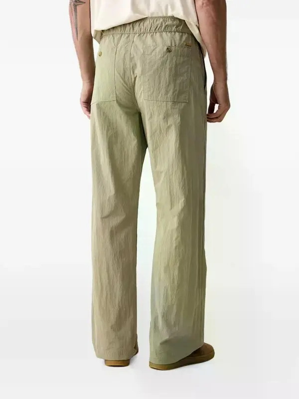 Michael Kors Drawstring-waistband Straight-leg Trousers