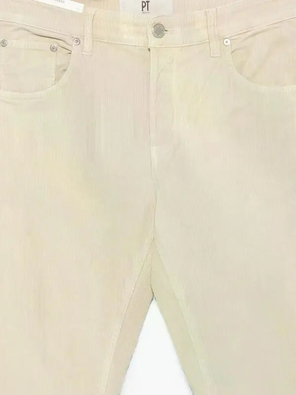 PT TORINO Corduroy-effect Five-pocket Trousers