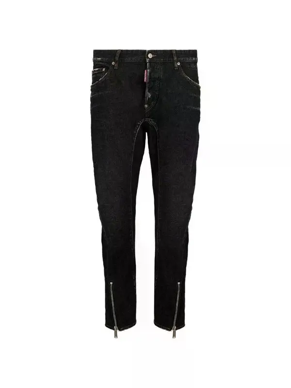 Dsquared2 Zip-detail Biker Jeans