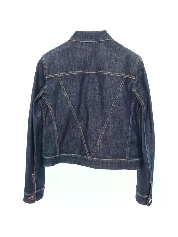 LOUIS VUITTON 2010s Monogram-pocket Denim Jacket
