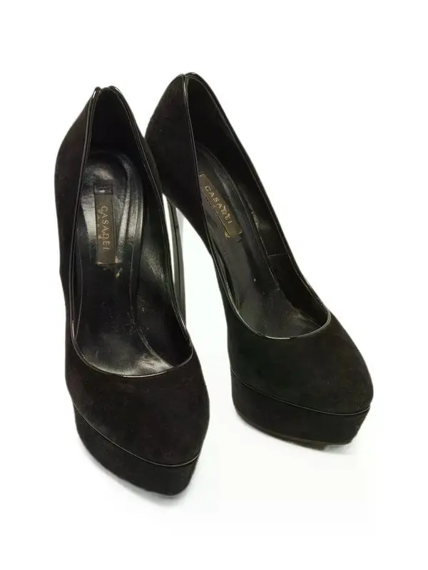 Casadei Round-toe Platform Pumps